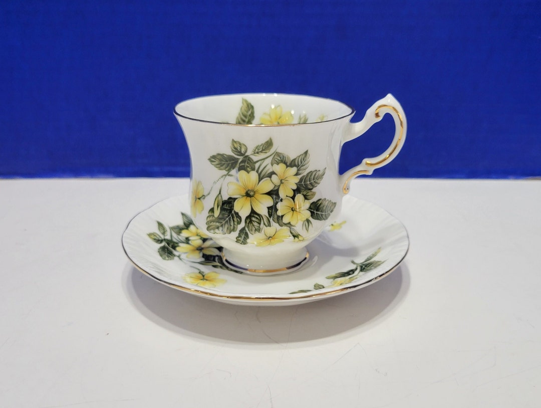 Vintage Paragon Flower Festival Tea Cup and Saucer Fine Bone - Etsy