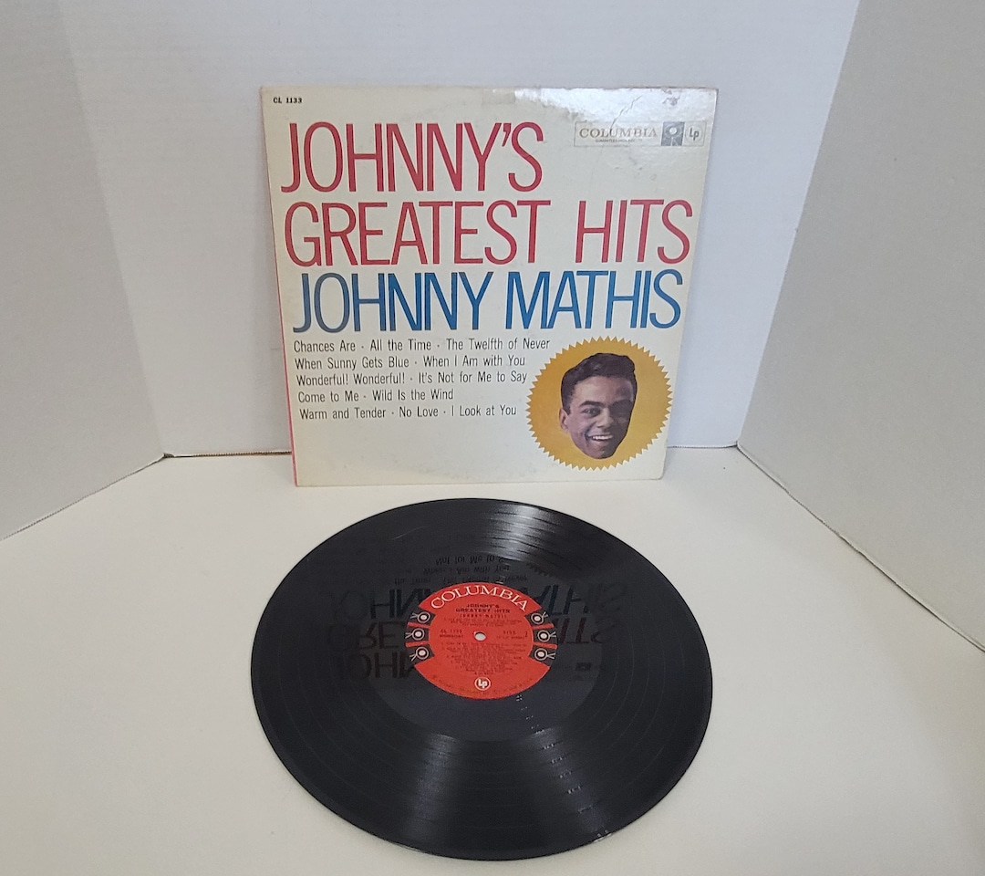 Vintage Johnny Mathis Johnny's Greatest Hits Vinyl Record Album - Etsy