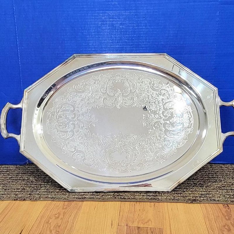 Silverplated Tray Wallace - Etsy