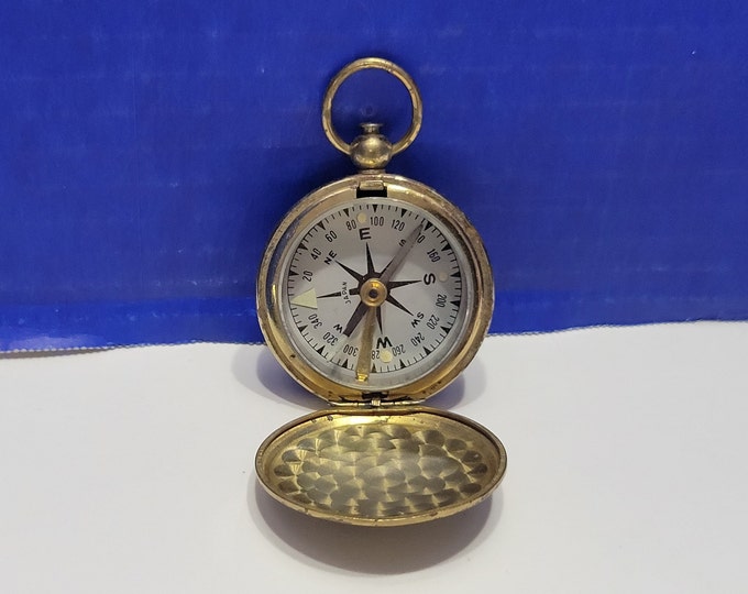 Vintage Brass Compass Made in Japan Works - Etsy