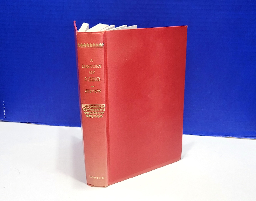 1960 A History of Song Red Hardcover Music History Book - Etsy