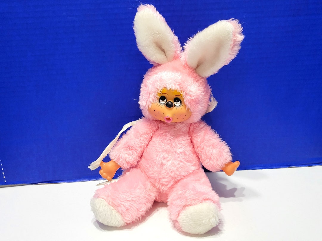 Large Vintage Atlanta Novelty Monchichi Plush Bunny Thumb Sucking - Etsy