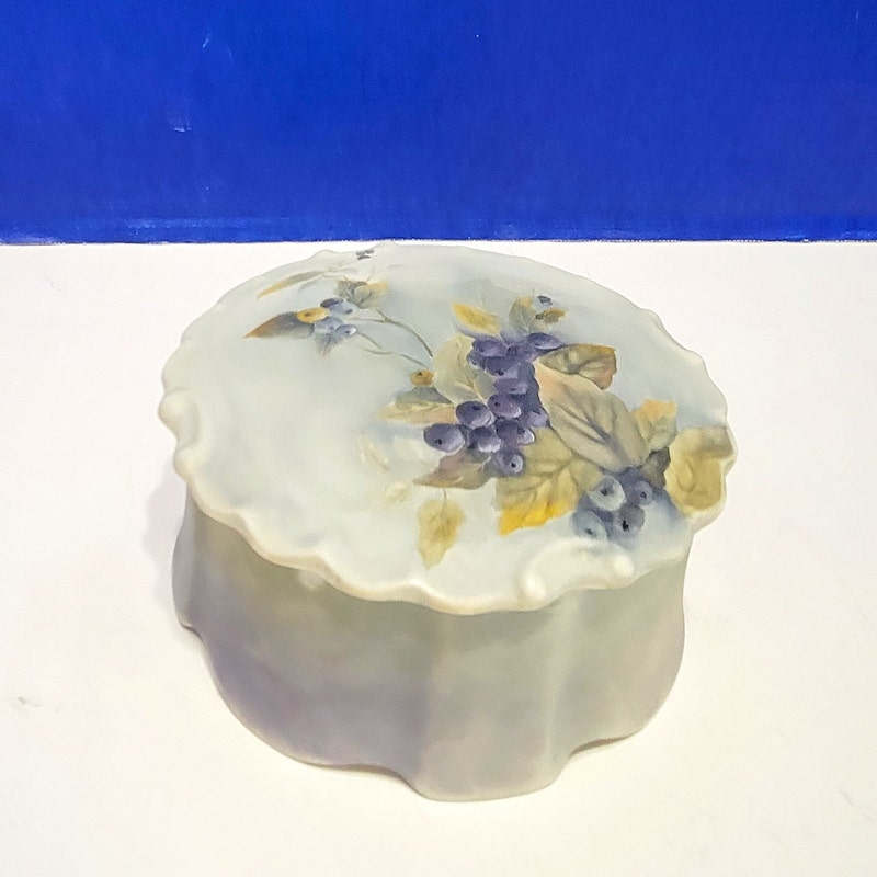 Porcelain Powder Jar - Etsy