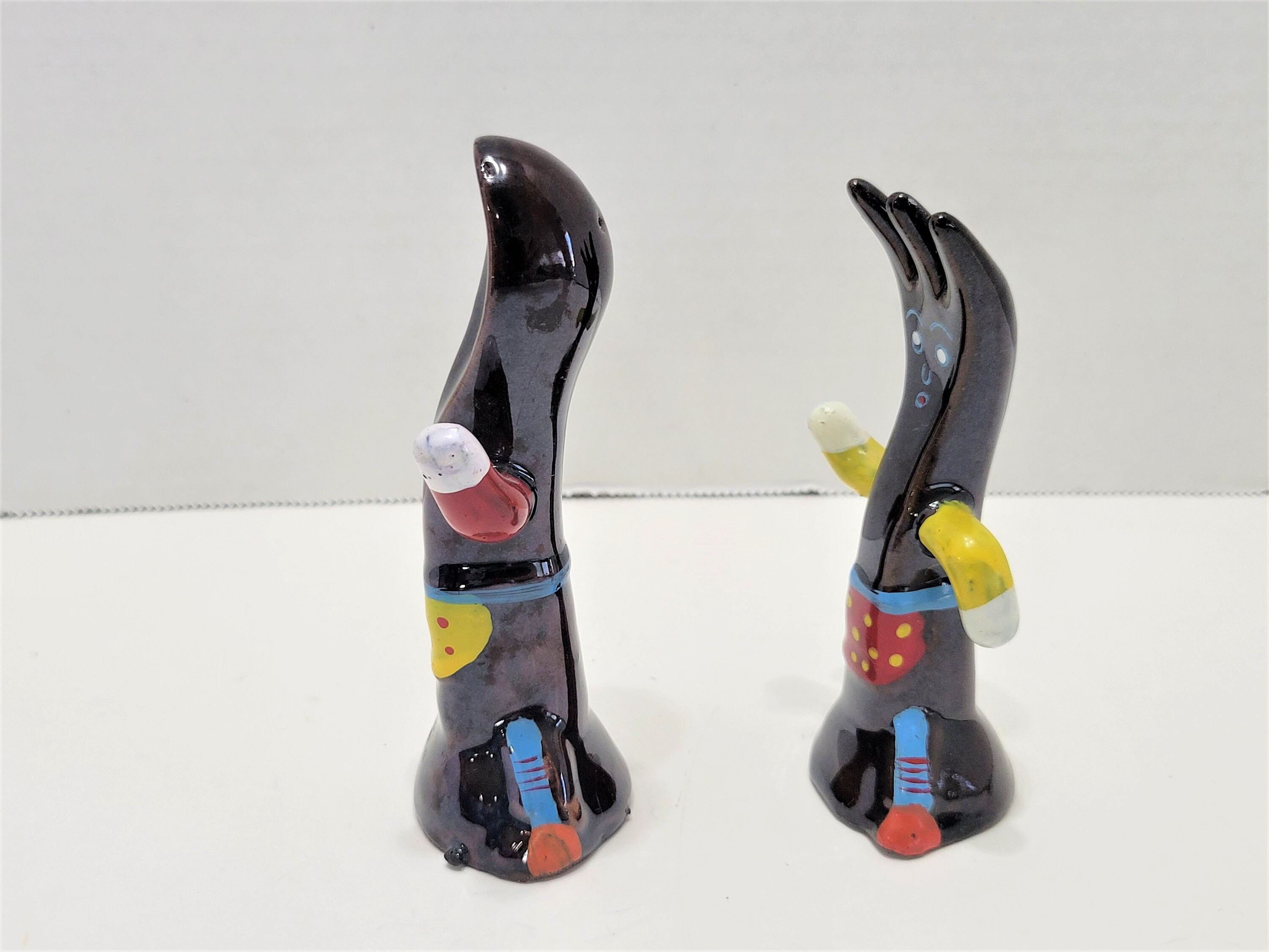 Vintage Enesco Anthropomorphic Fork and Spoon Salt and Pepper Shaker Set