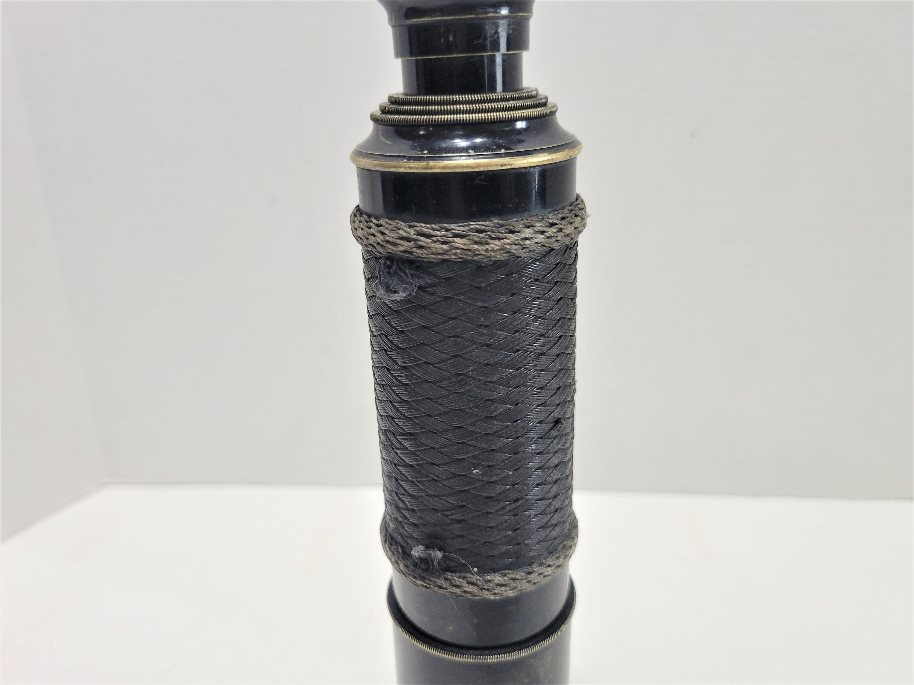 Vintage Black Metal Telescope Long Nautical Scope Made in France