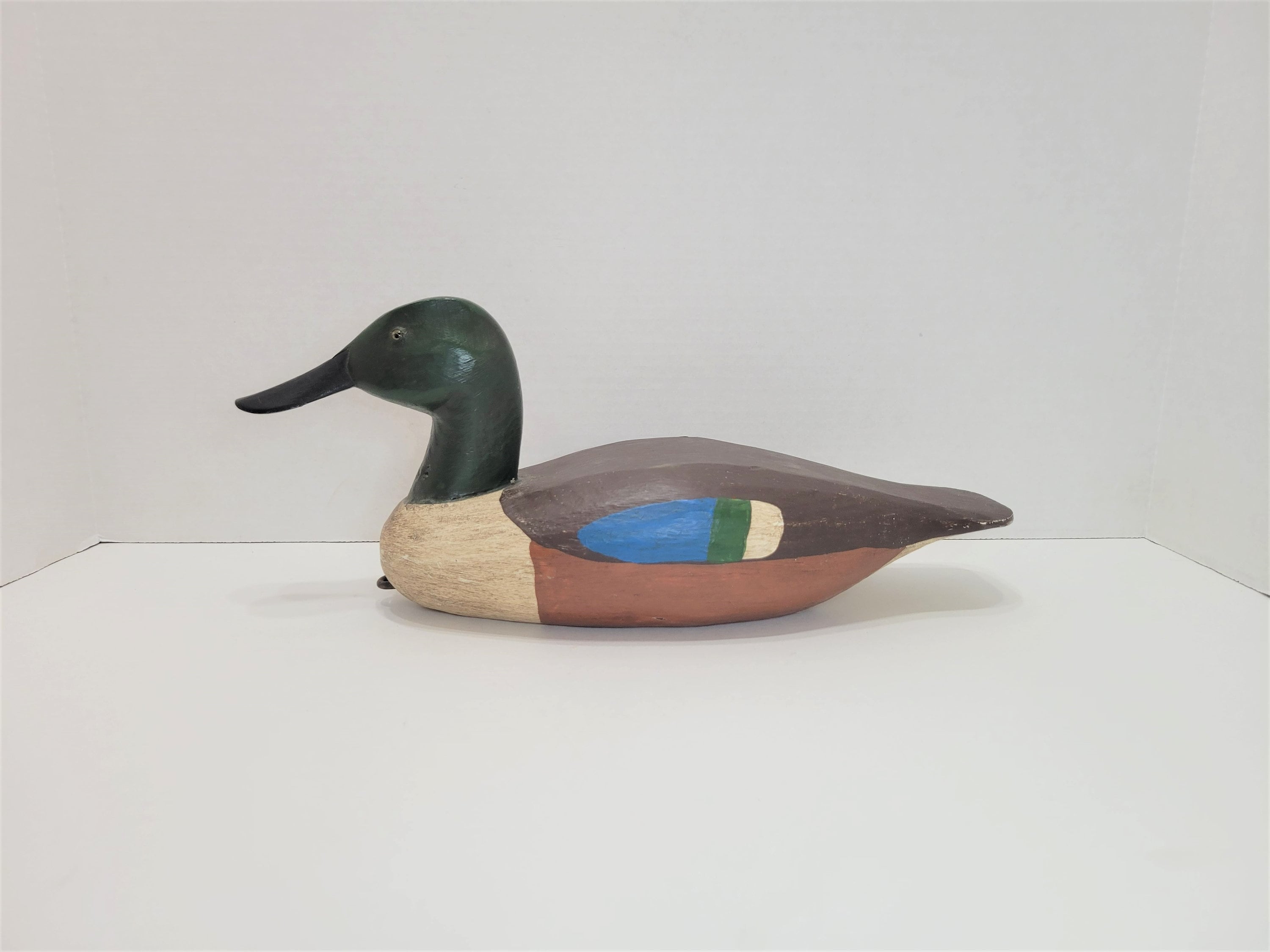 Vintage Northern Shoveler Wood Duck Decoy by William Moseley