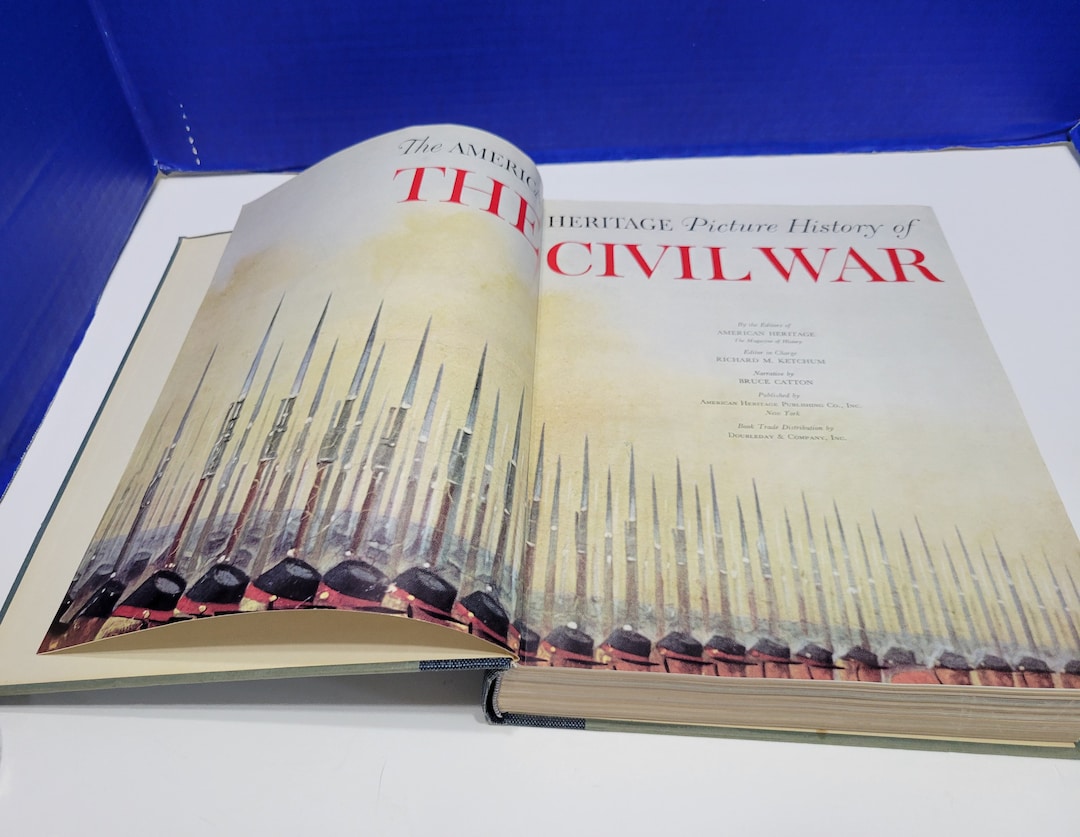 1960 the American Heritage Picture History of the Civil War Hardcover ...