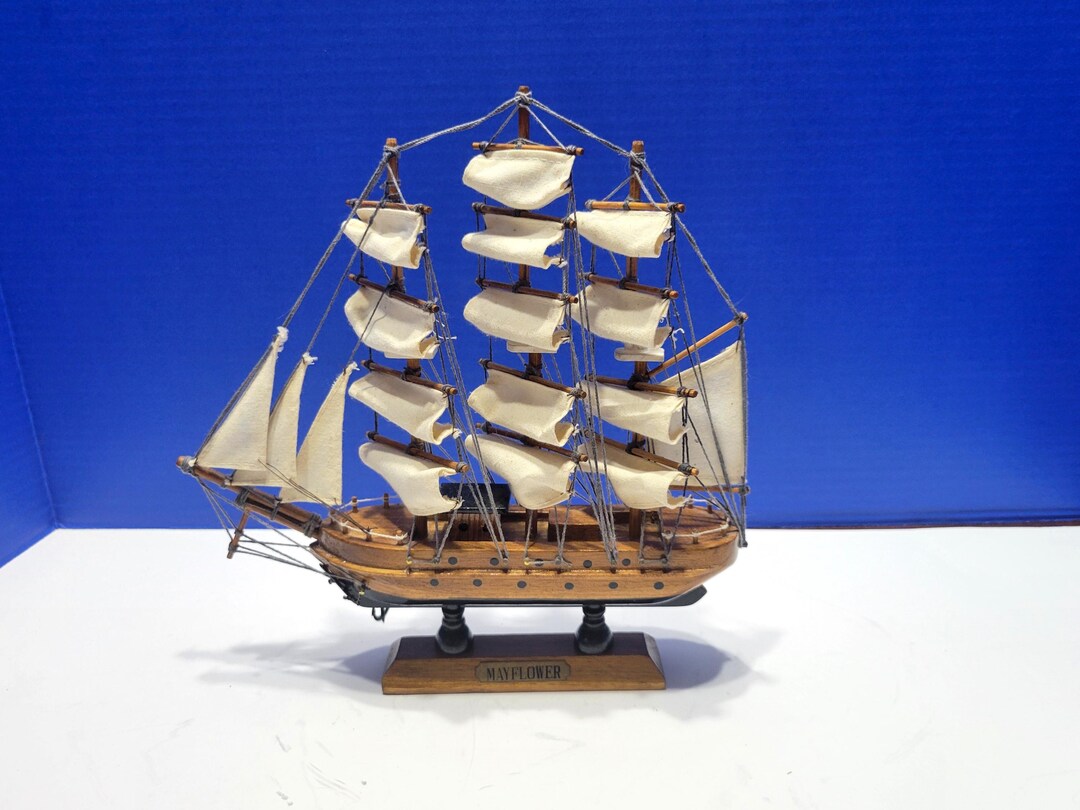 Vintage Mayflower Replica Ship - Etsy