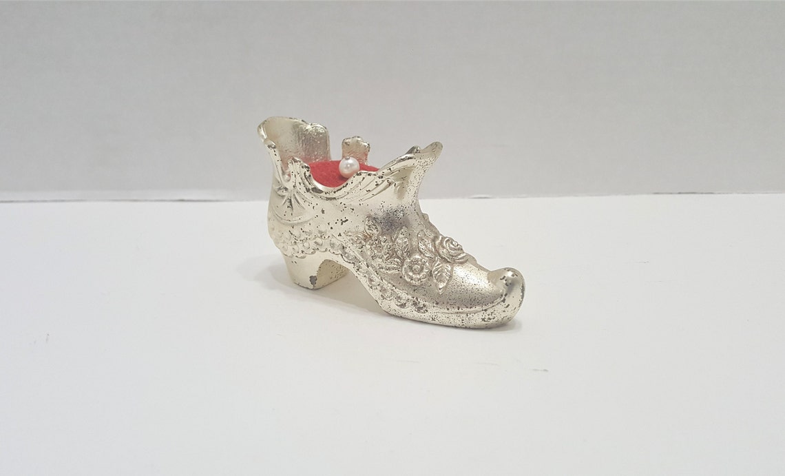 Victorian Metal Shoe Pin Cushion - Etsy