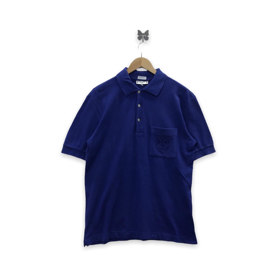 Rare CELINE Paris Polo Shirt - Etsy