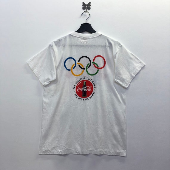 Rare!! Vintage 90s COCA-COLA Olympic Day Run Tee - Gem