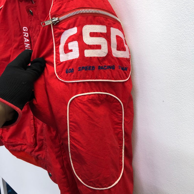 Rare!! Vintage GOD SPEED Grand Prix Racing Team Jacket - Etsy
