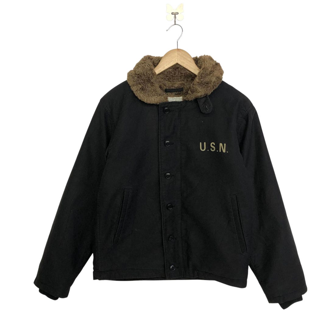 USN N-1 DECK JACKET WW2 Military Repro - Etsy