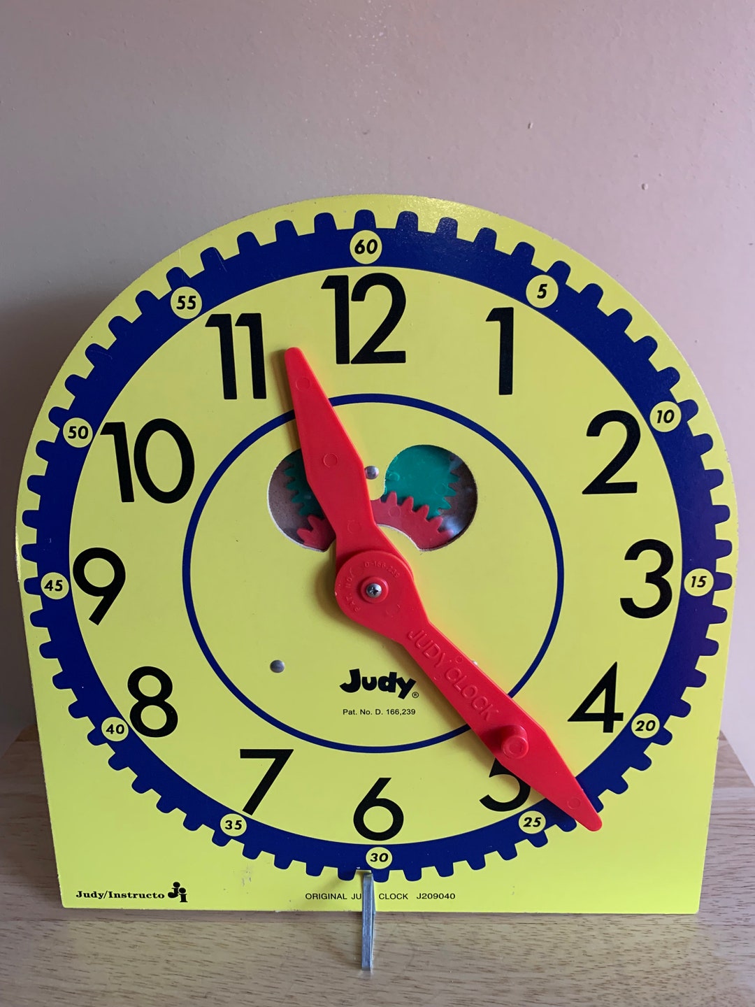 Vintage* Original Judy Clock*makes Learning to Tell Time Easy for ...