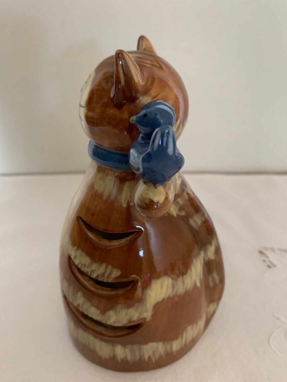 Kathy Hatch Collection Cat & Bird Votive Candle Holder - Etsy