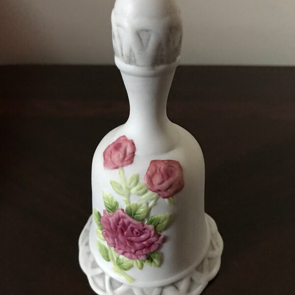 Lefton Rose Bell - Etsy