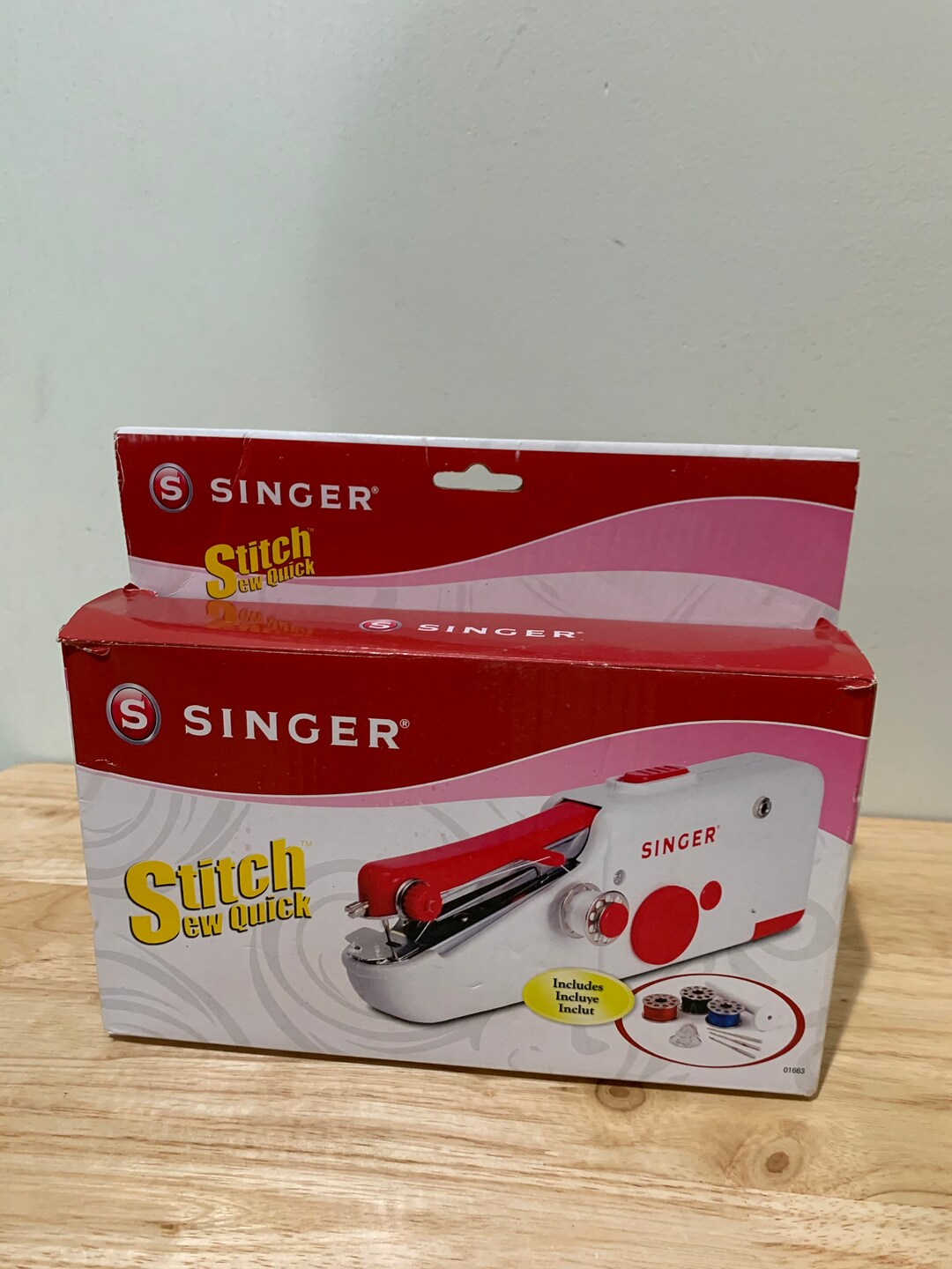 SINGER Stitch*sew Quick* Hand Held Portable Mending Battery Operated ...