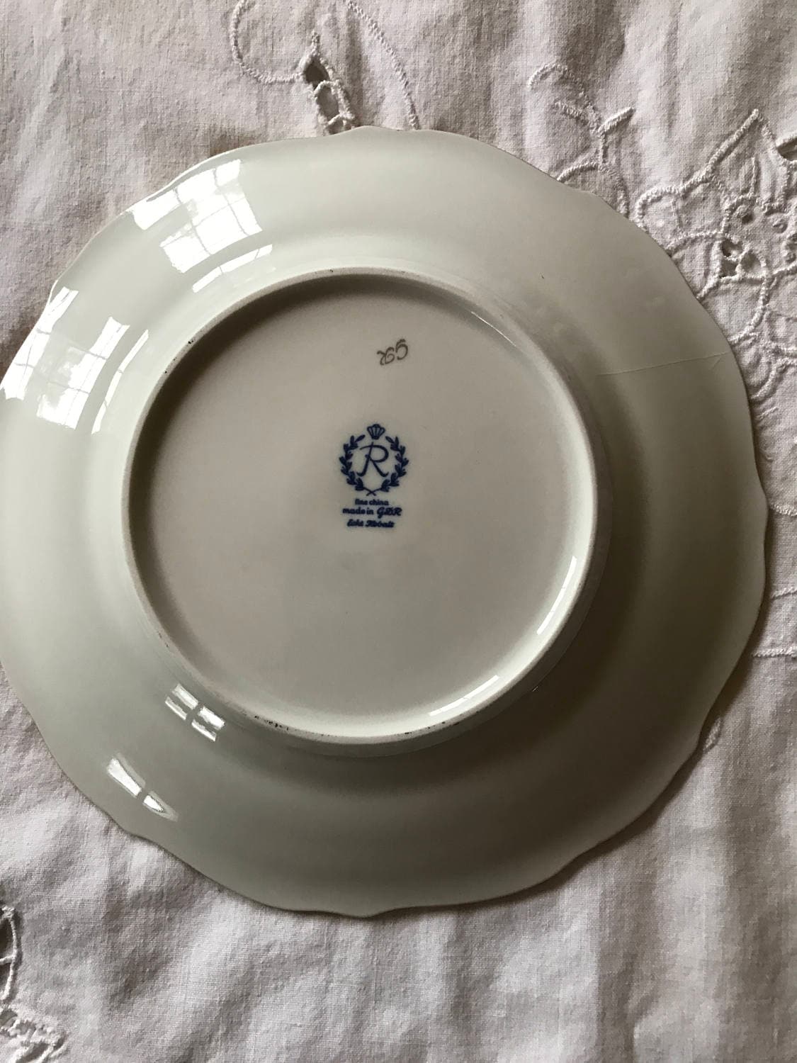 Royal Cobalt Blue Fine China Gold Floral Design and Gold Gilded Edges ...