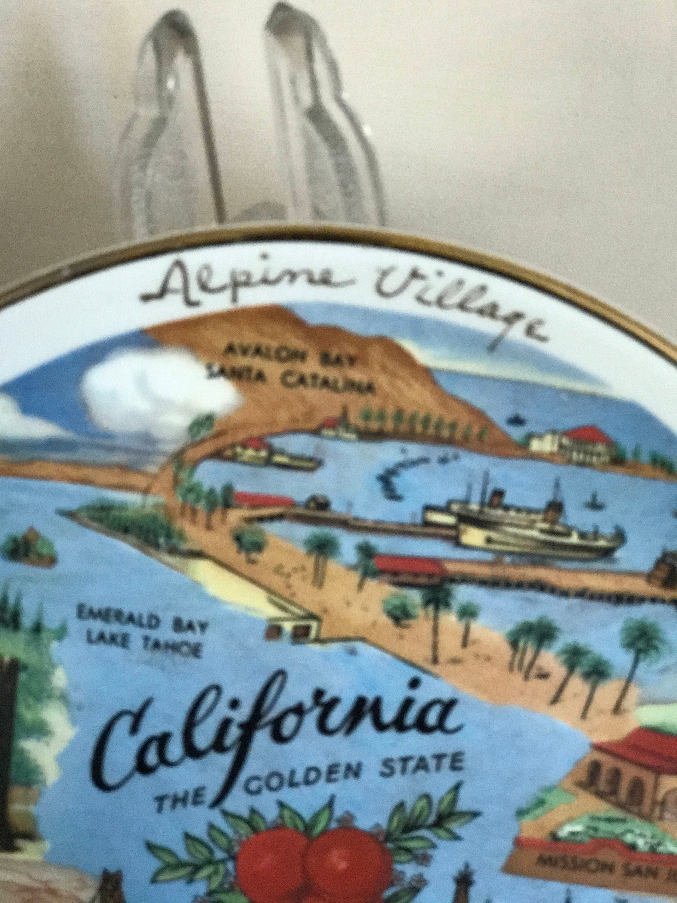 Collectibles Collectible Plates Alpine Village California The Golden ...