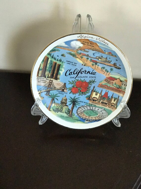 Collectibles Collectible Plates Alpine Village California The Golden ...