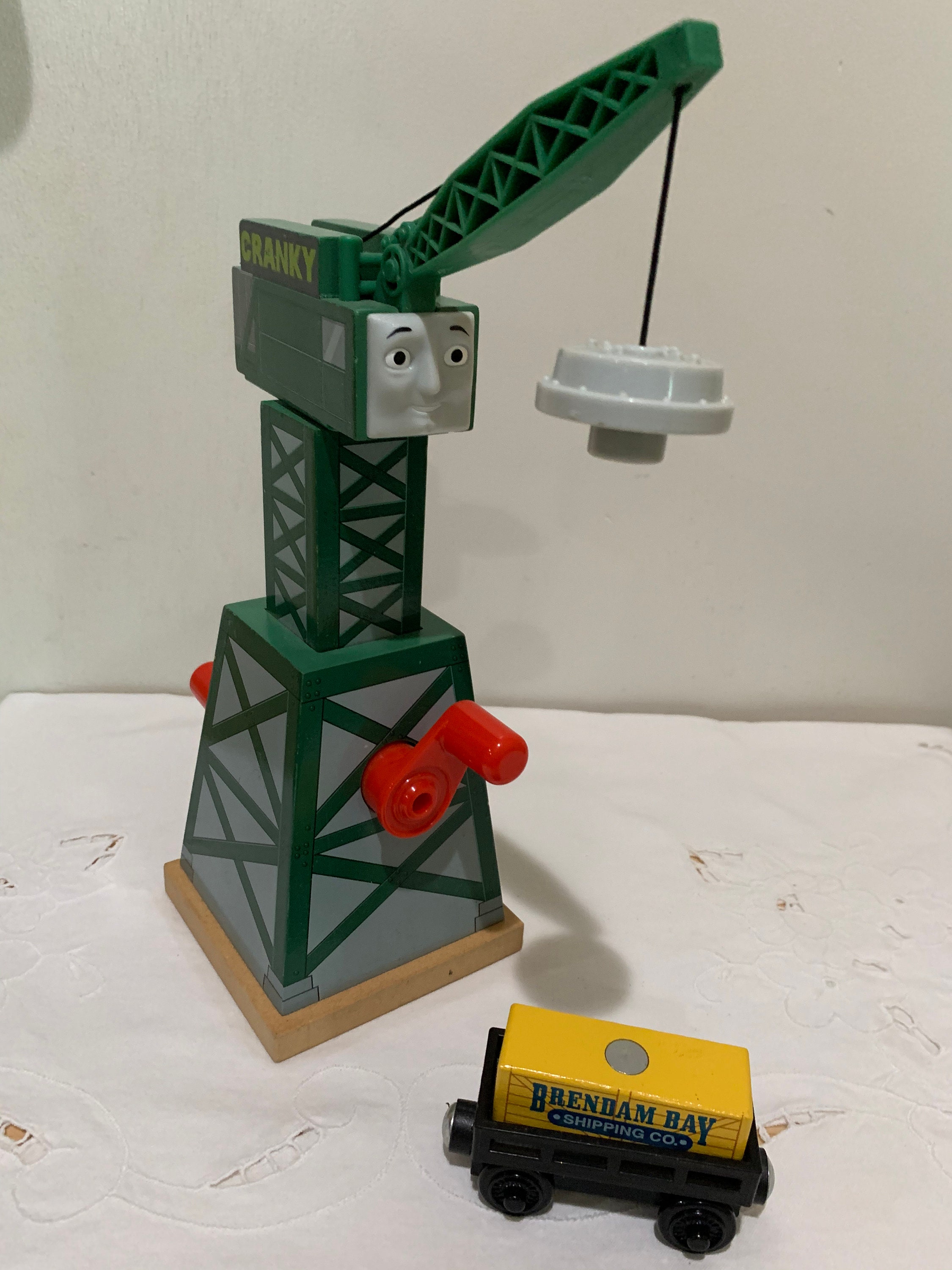 WOODEN CRANKY The Crane From Thomas Friends With Loaded, 56% OFF