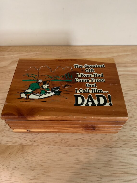 CAROWINDS* Wooden Ribbed Sides* Multi-Use Box* With I… - Gem