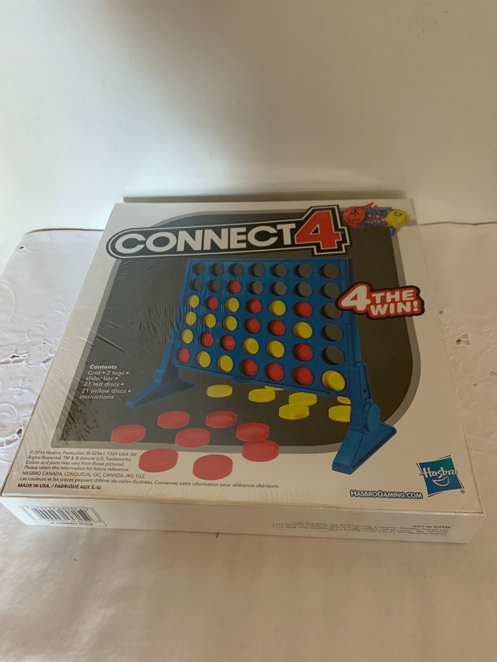 CONNECT 4 Board Game 2 Players Adult Assembly Required Ages 6hasbro ...
