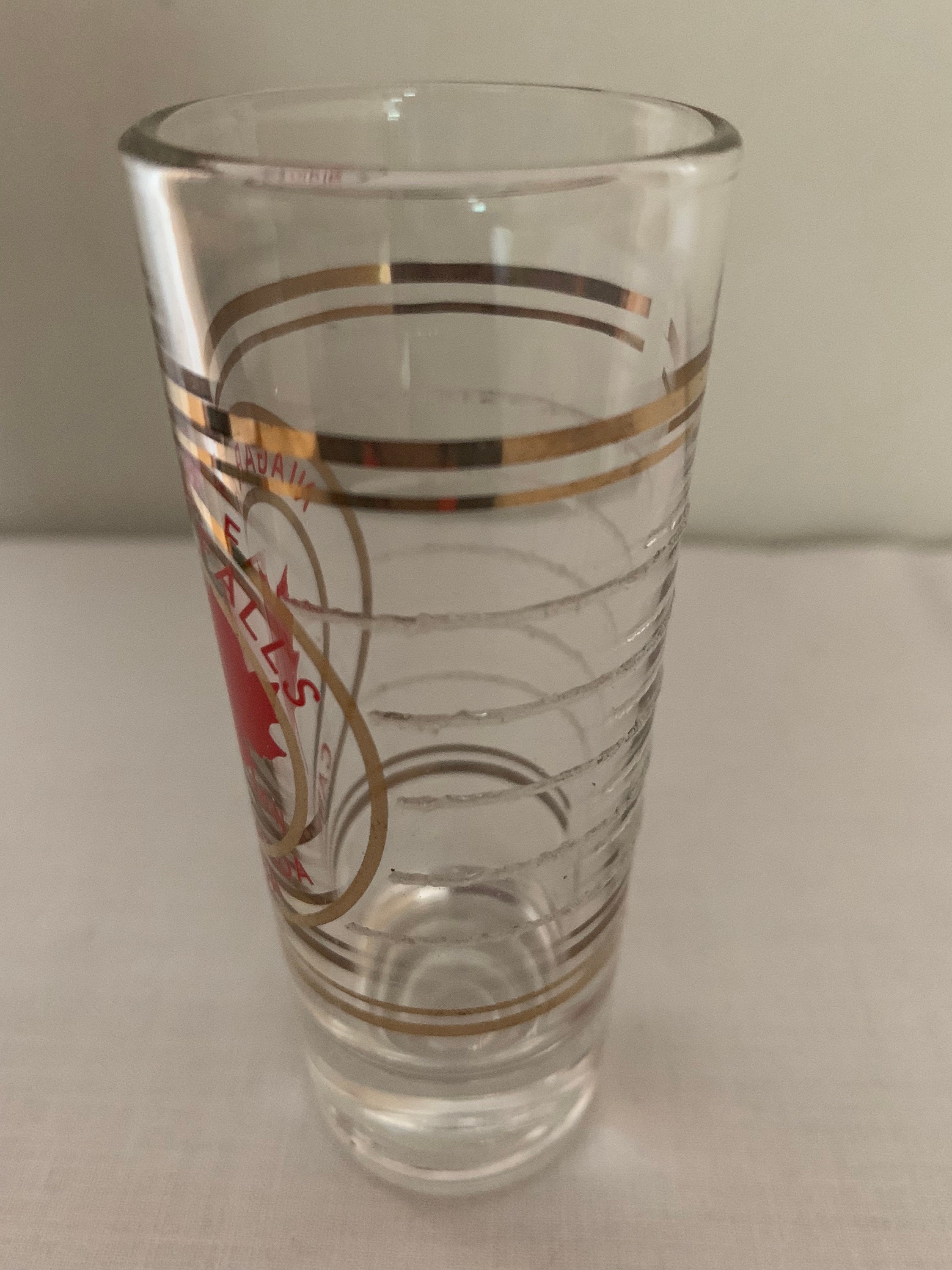 NIAGARA FALLS CANADA Souvenir Shot Glass Decorated With A - Etsy UK