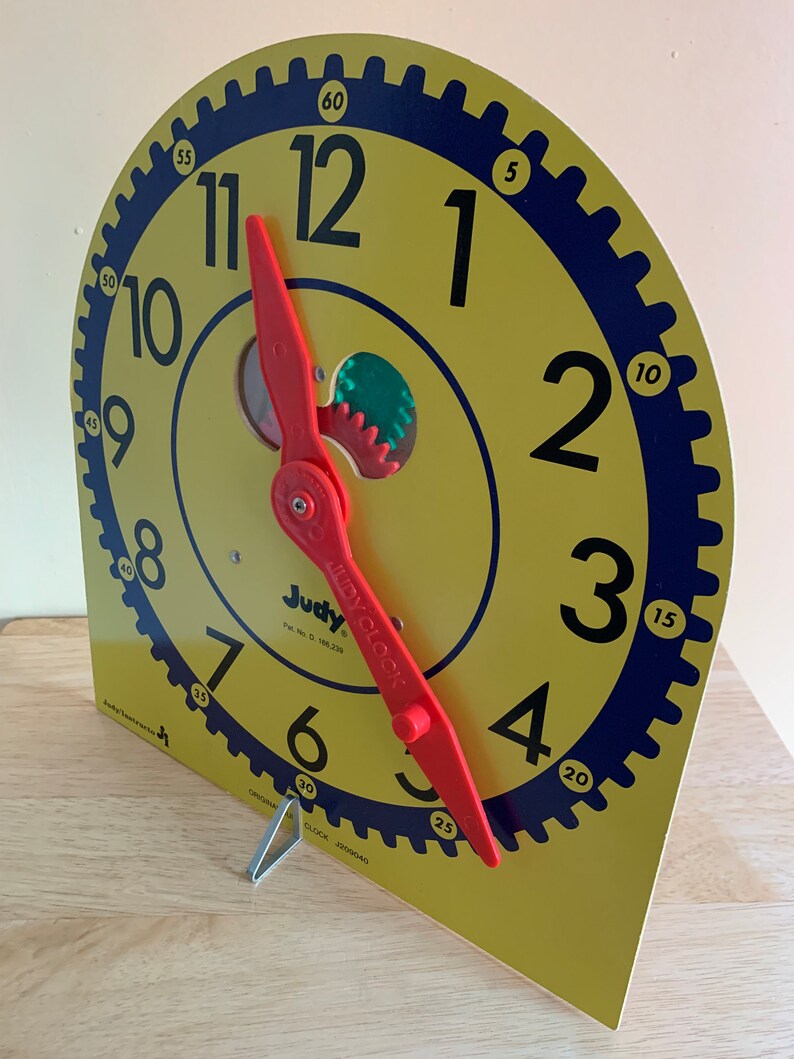 Vintage* Original Judy Clock*makes Learning to Tell Time Easy for ...