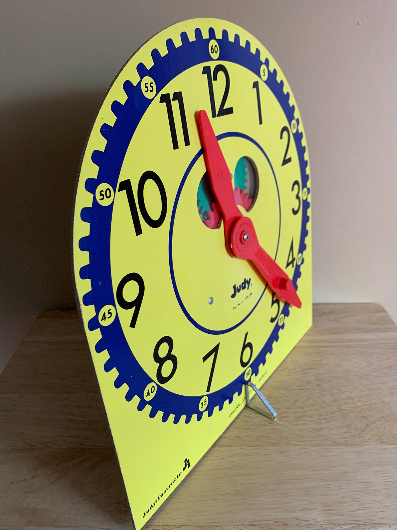 Vintage* Original Judy Clock*makes Learning to Tell Time Easy for ...
