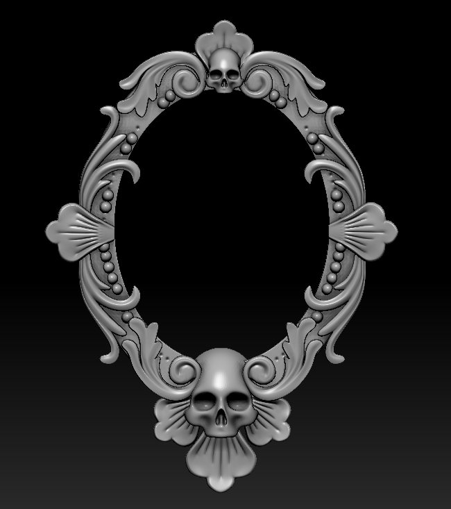 3D STL File Gothic Frame to Print. Sólo Archivo Digital. - Etsy
