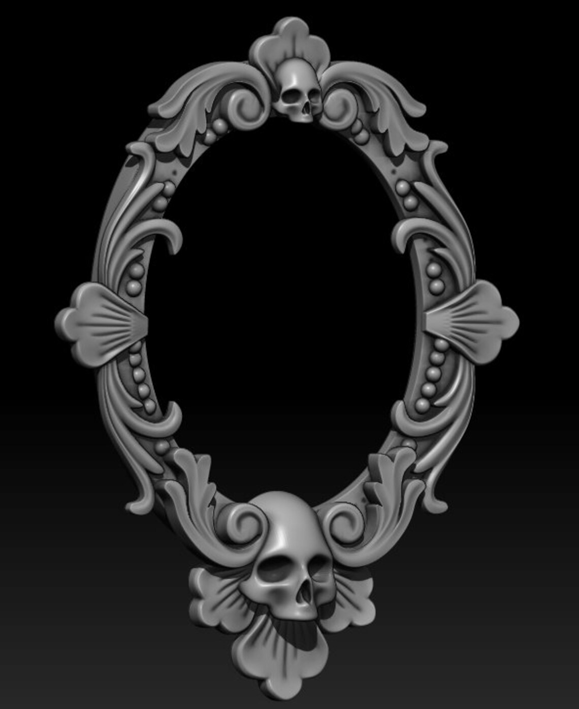 3D STL File Gothic Frame to Print. Sólo Archivo Digital. - Etsy