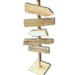 Small Directional Wood Sign Tiered Tray Decor - Mini Wood Signs ...