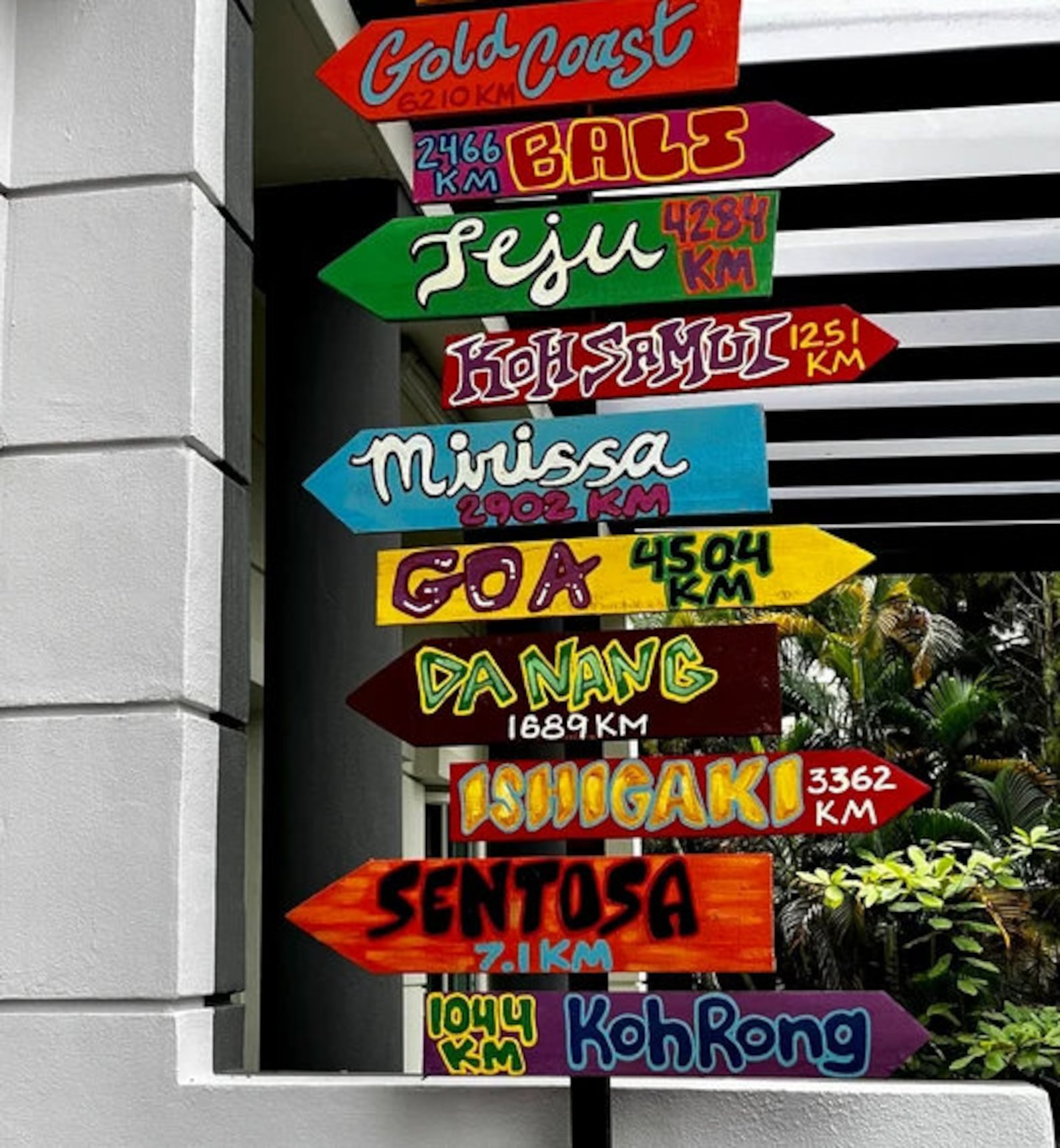 Beach Location Mileage Wooden Sign, Custom Miles to Ocean Destination ...