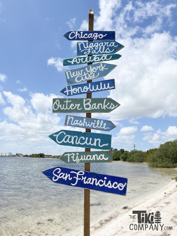 Wooden Directional Sign Wooden Sign Post Tutorial Scavenger Chic