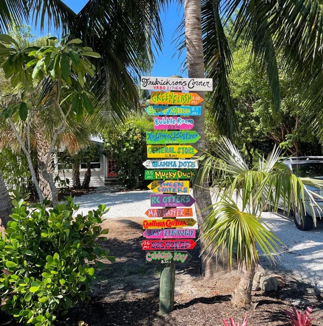 Beach Location Mileage Wooden Sign, Custom Miles to Ocean Destination ...