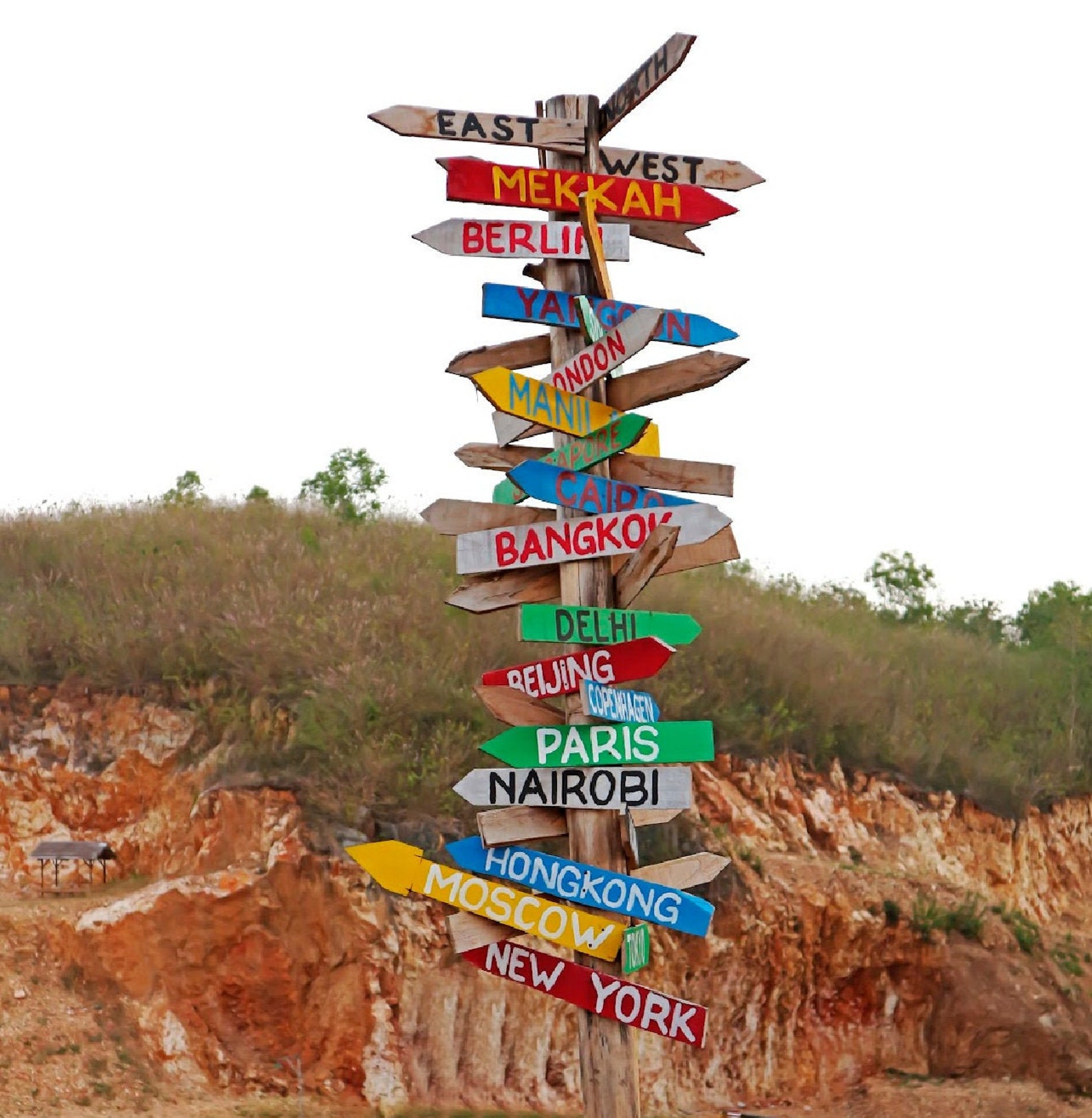 Directional Signs | Tiki Decor | Tropical Home Decor | Yard Destination ...