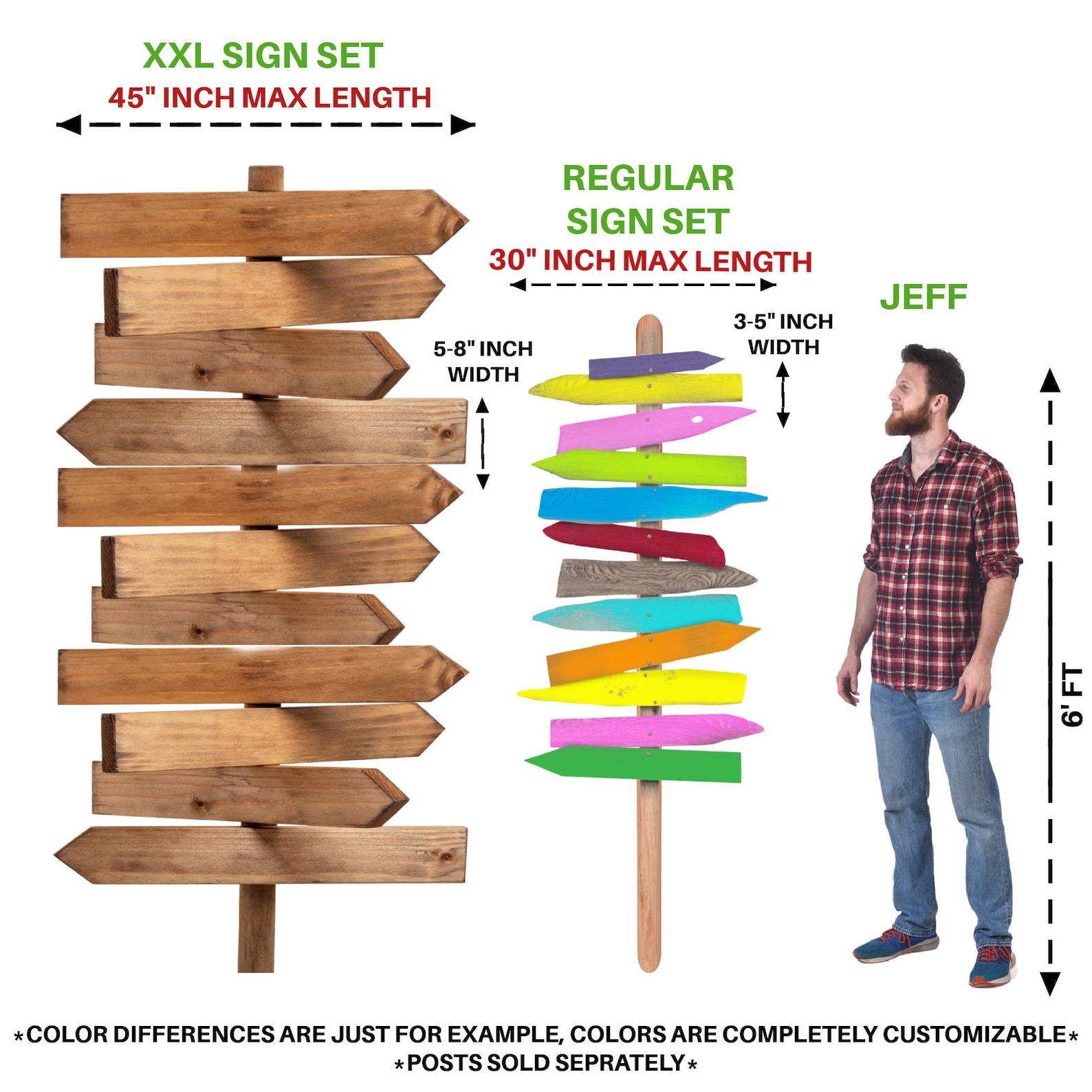 Tiki Decor Directional Signs Fantastic Large Wood Arrow Signs - Etsy