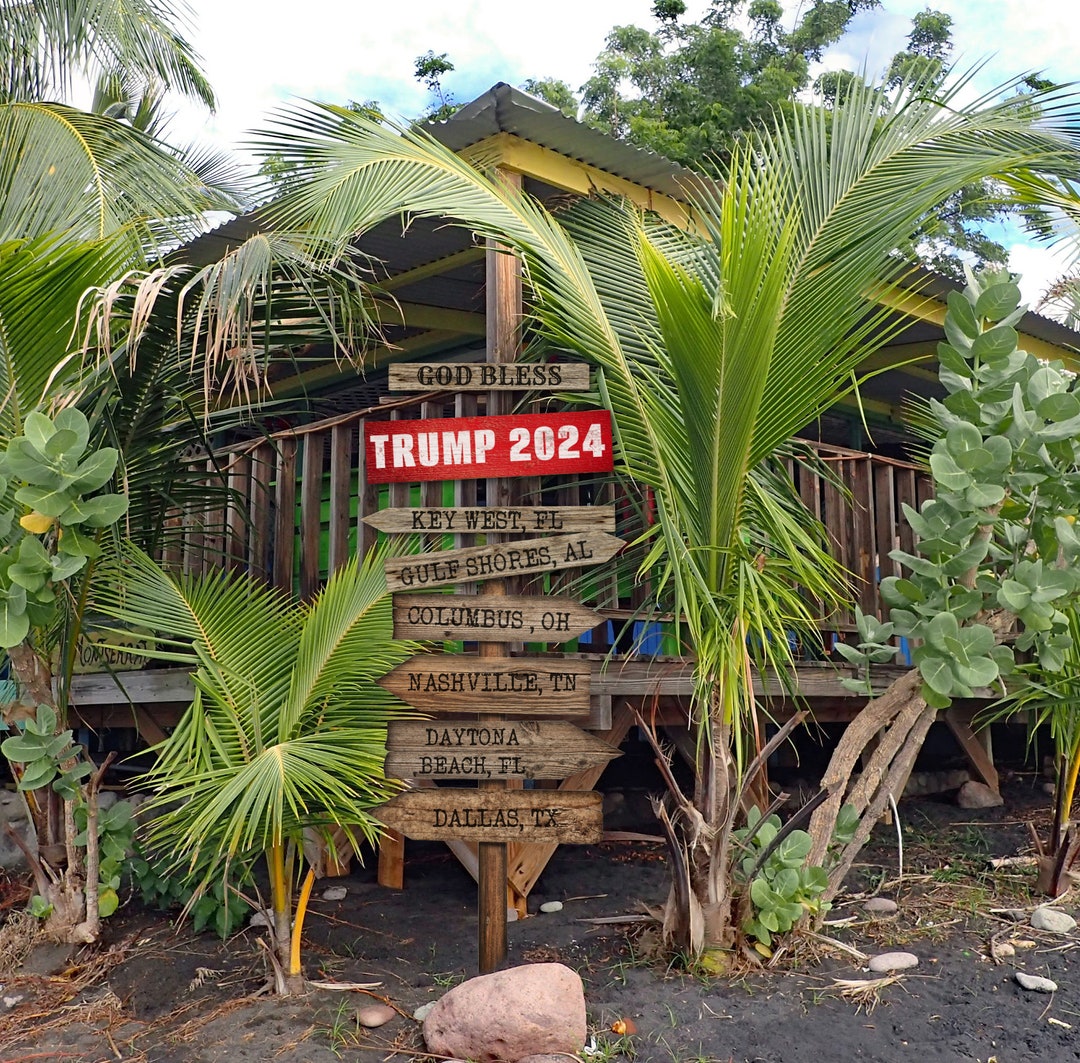 TRUMP 2024 Bar Sign , Wooden Sign, Yard Sign, America President Trump ...