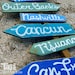 Oceanic Blue Rustic Custom Wood Signs , Signpost , Directional Sign ...