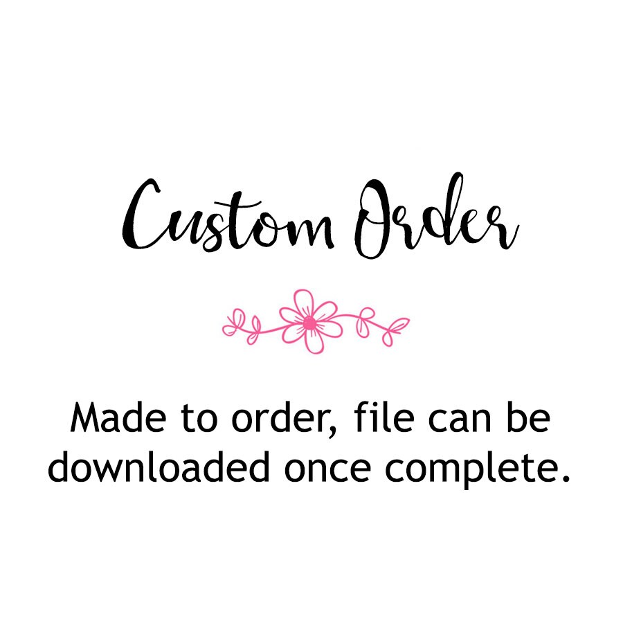 Custom Monogram Printable Art Floral Blue Watercolor Letter - Etsy