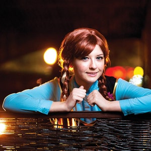 Anna Dress Cold Frozen Cosplay Winter Costume New Year Cartoon - Etsy