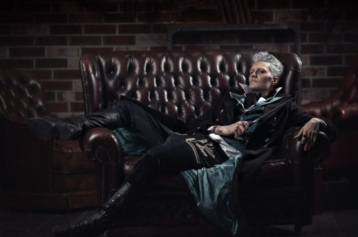 Fantastic Grindelwald cosplay costume | Etsy