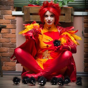 Calcifer Howl's Moving Castle Anime Cosplay Red Fire Costume - Etsy