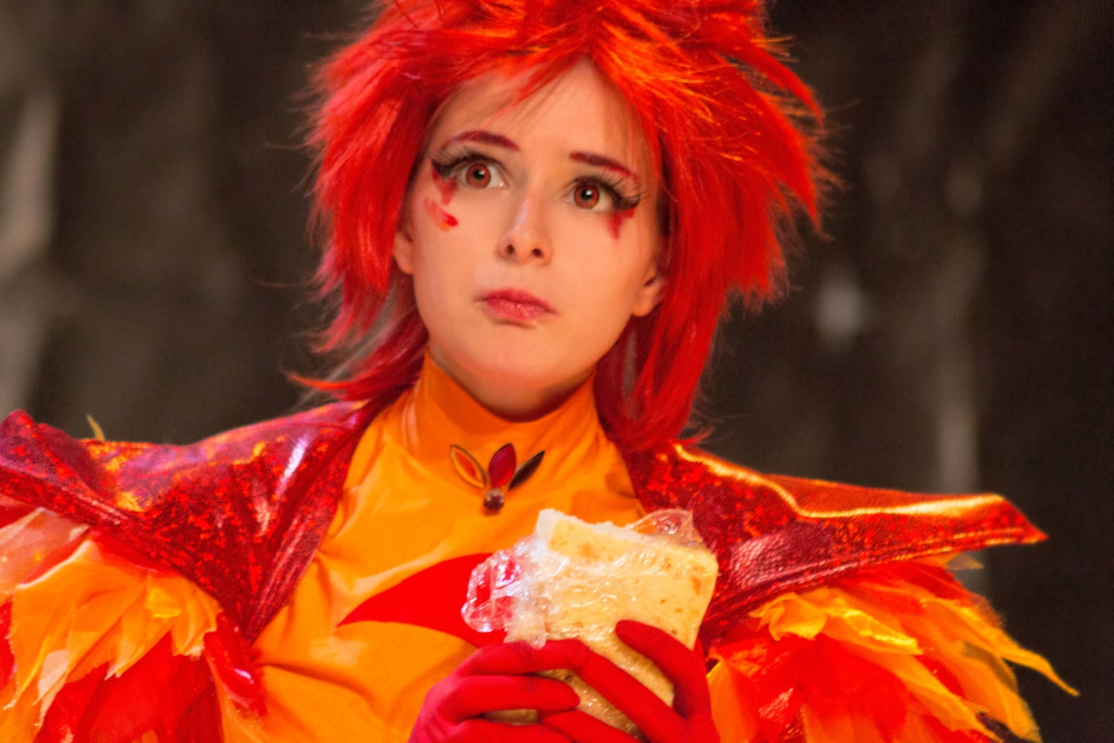 Calcifer Howl S Moving Castle Anime Cosplay Red Fire Costume Etsy