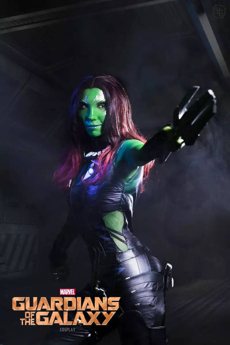 Gamora cosplay costume galaxy guardians | Etsy