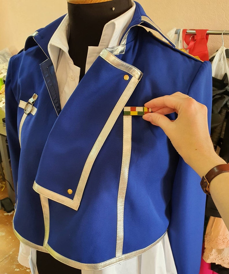 Fullmetal Alchemist Anime Cosplay Uniform Costume Roy Mustang Olivia ...