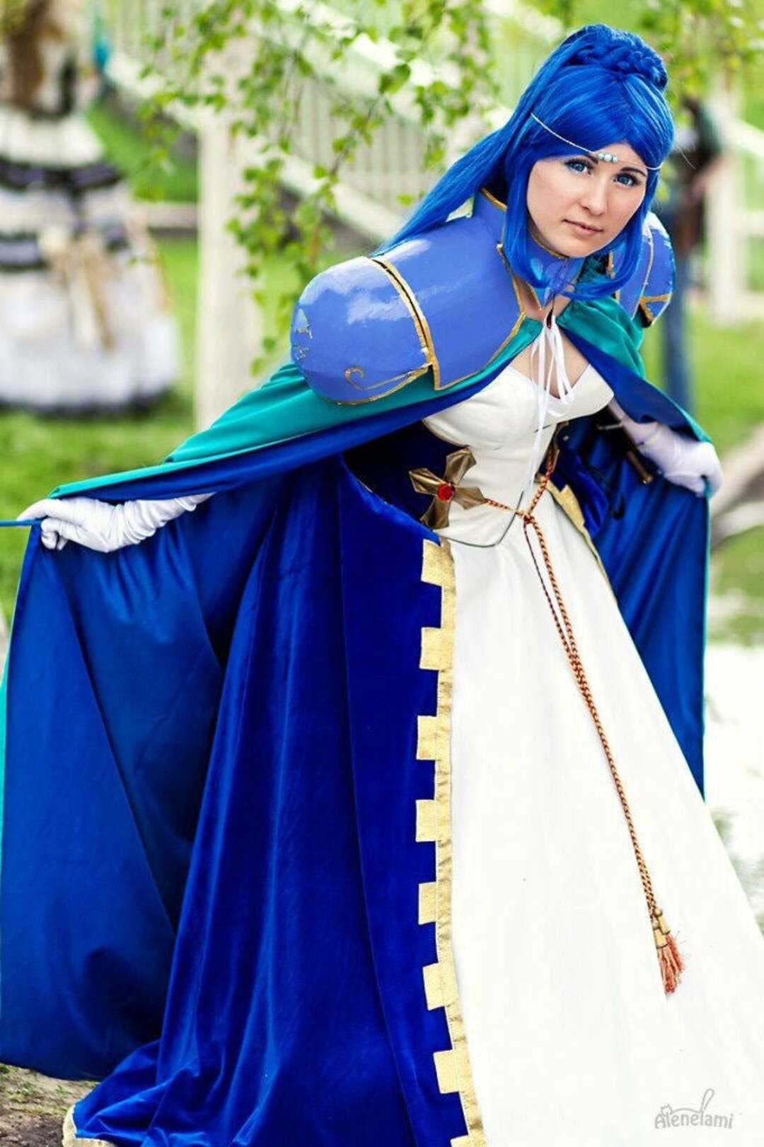 Noa Ehn Anime Cosplay Wedding Princess Dress Legend of the Legendary ...