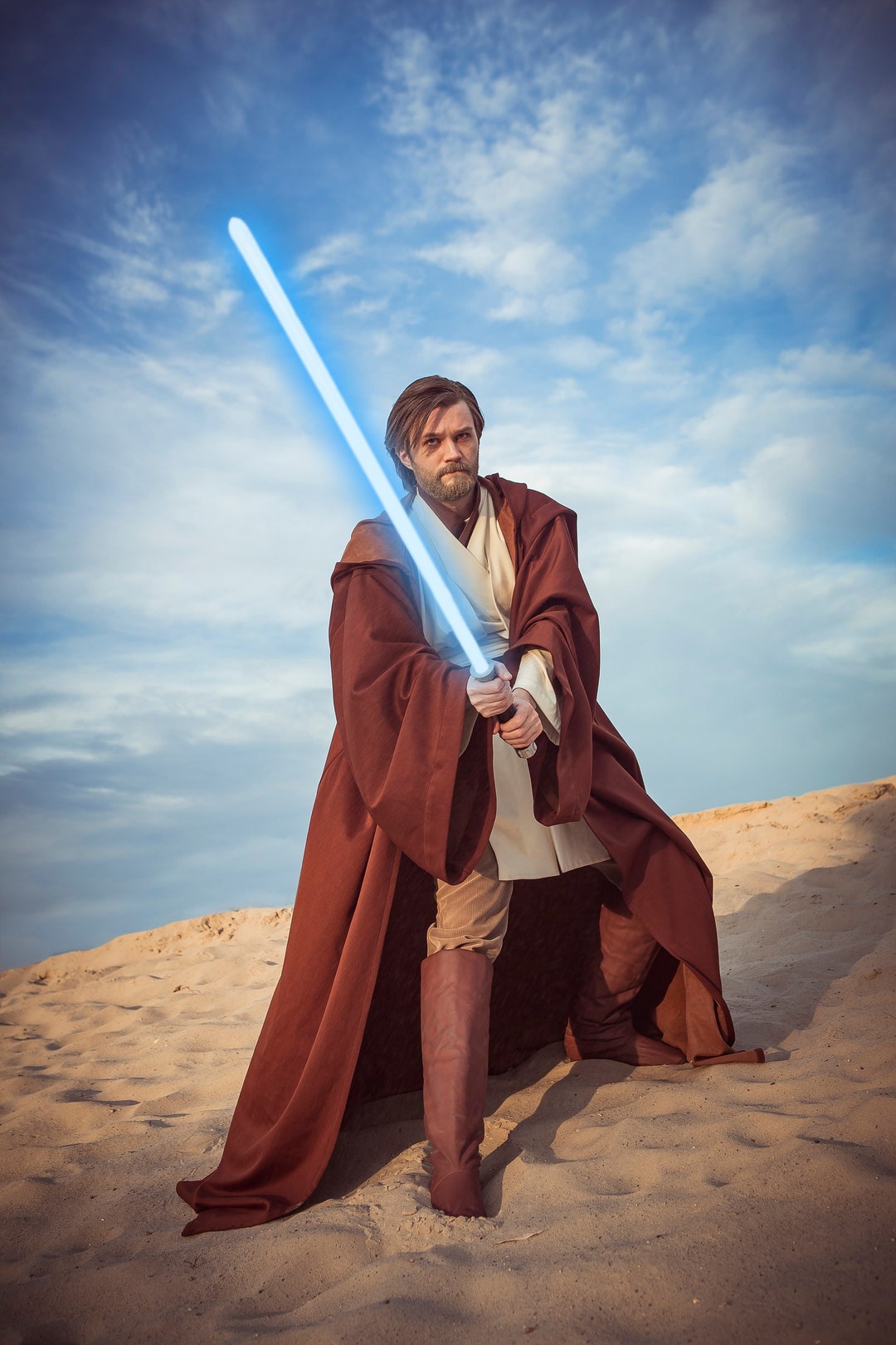 SALE for Ready Costume! Obi Wan Star Saga Inspired Cosplay Halloween ...