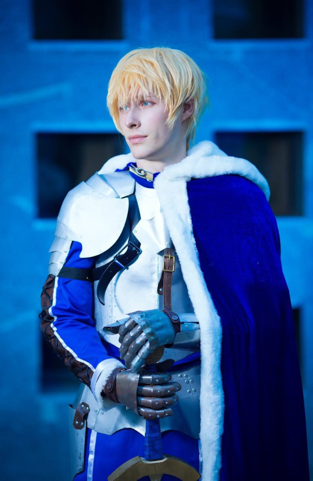 Saber Male Arthur Pendragon Fate Stay Night Prototype Anime Cosplay ...